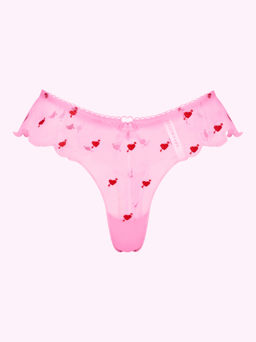 PINK MESH MIA G-STRING | LOLLI WRAPS X – Lolli Wraps x